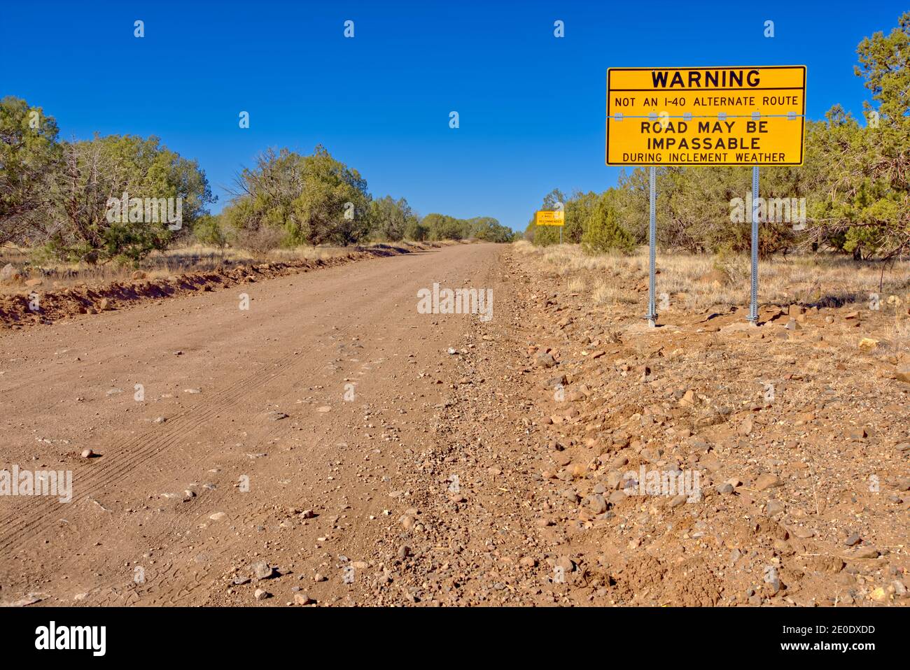 Impassable warning sign for route FSR492, also called Drake Road, near ...
