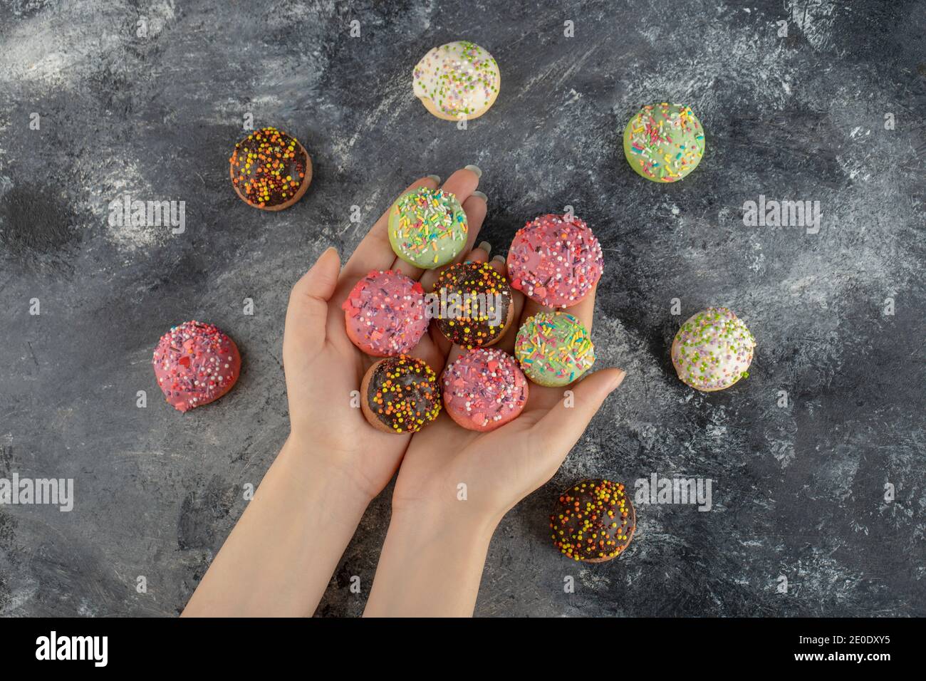 Set hands holding different hi-res stock photography and images - Alamy