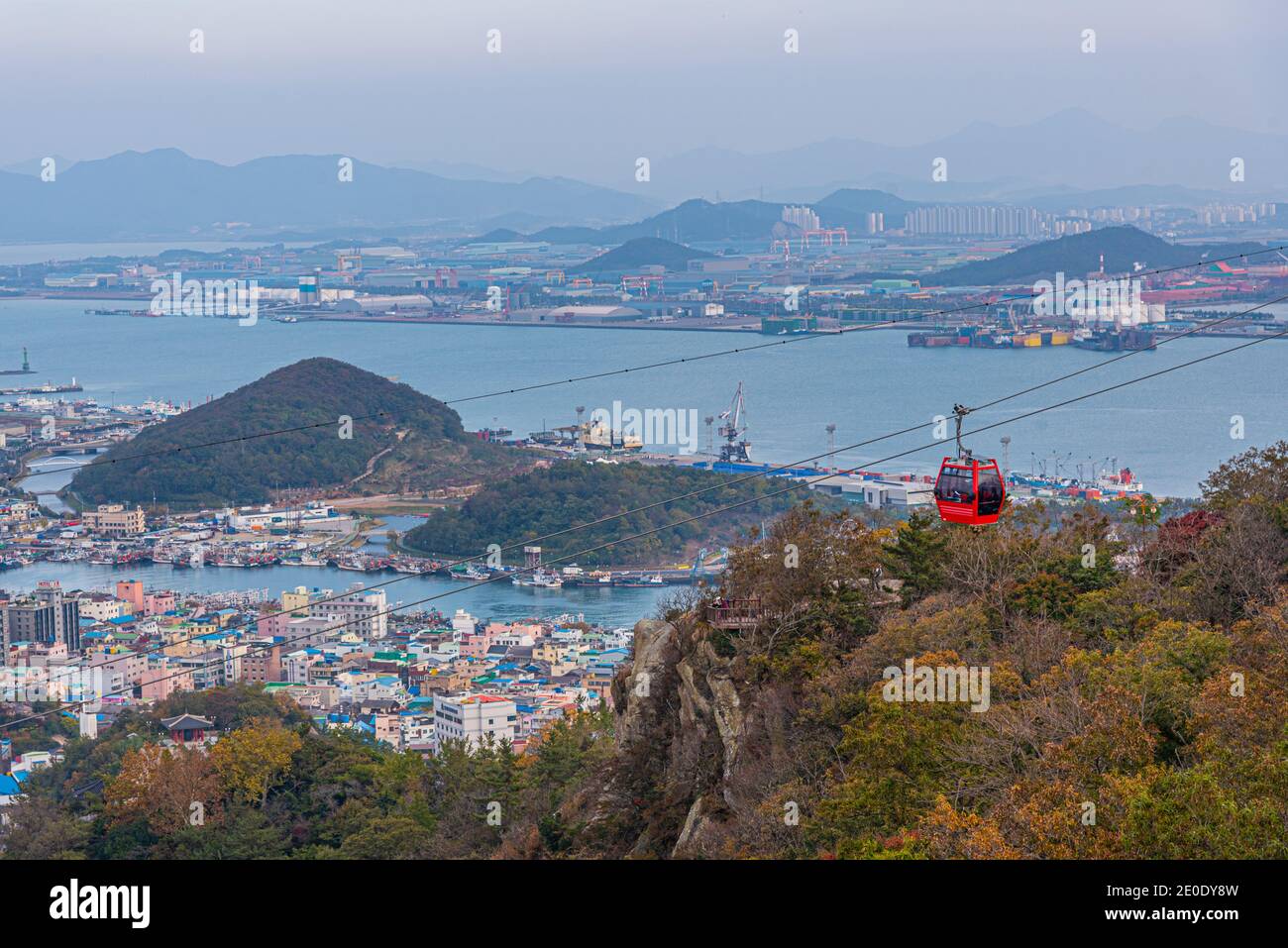 Aerial view of port of Mokpo, Republic of Korea Stock Photo - Alamy