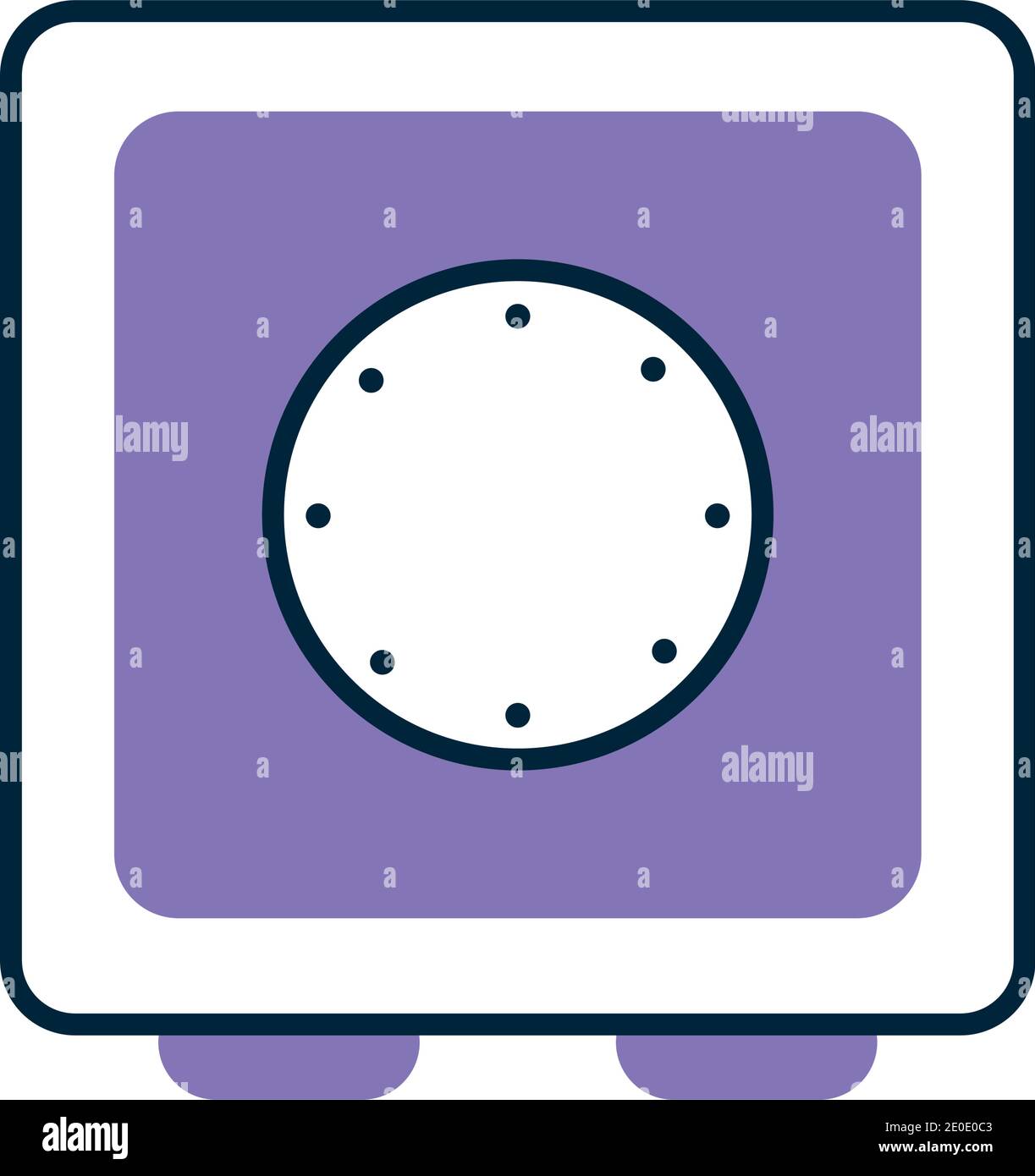 safe with a purple color Stock Vector Image & Art - Alamy