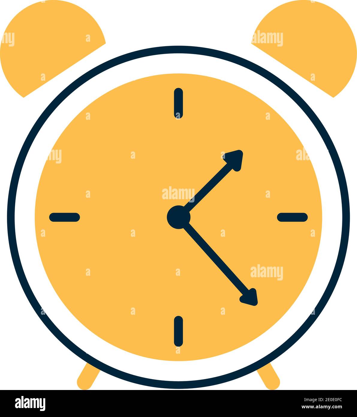 Flat style yellow countdown timer Stock Vector Images - Alamy