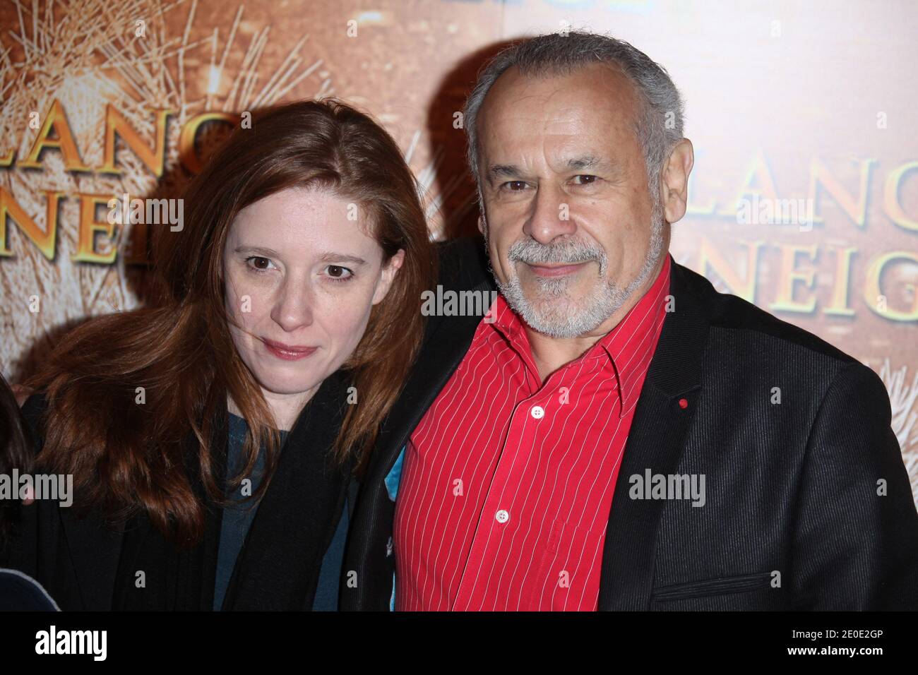 French actor Francis Perrin and his wife Gersendeattend the French ...