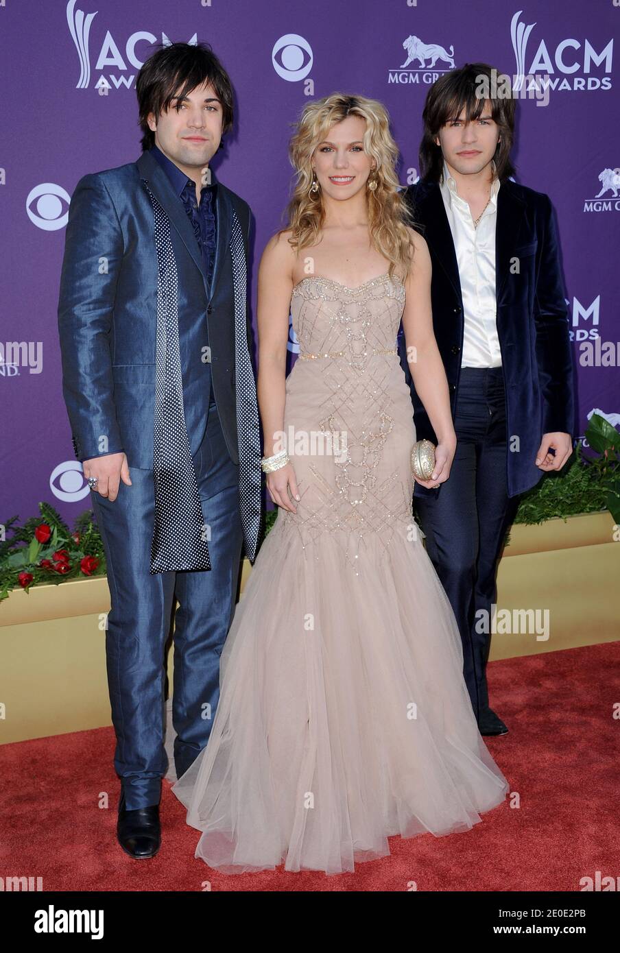 Reid Perry, Kimberly Perry and Neil Perry of The Band Perry arrive at ...