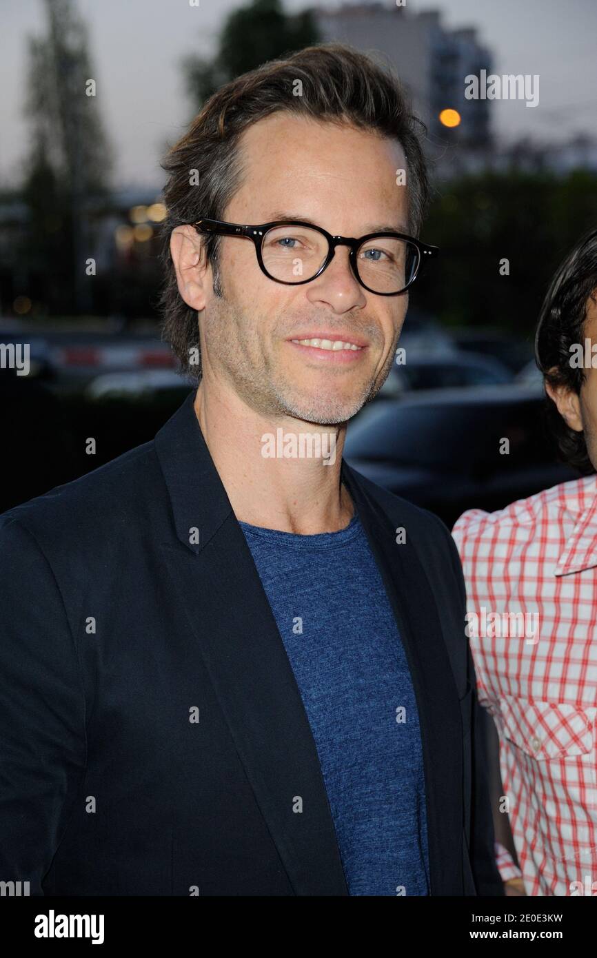 Guy Pearce attending the premiere of 'Lock out' held at the UGC Cine ...