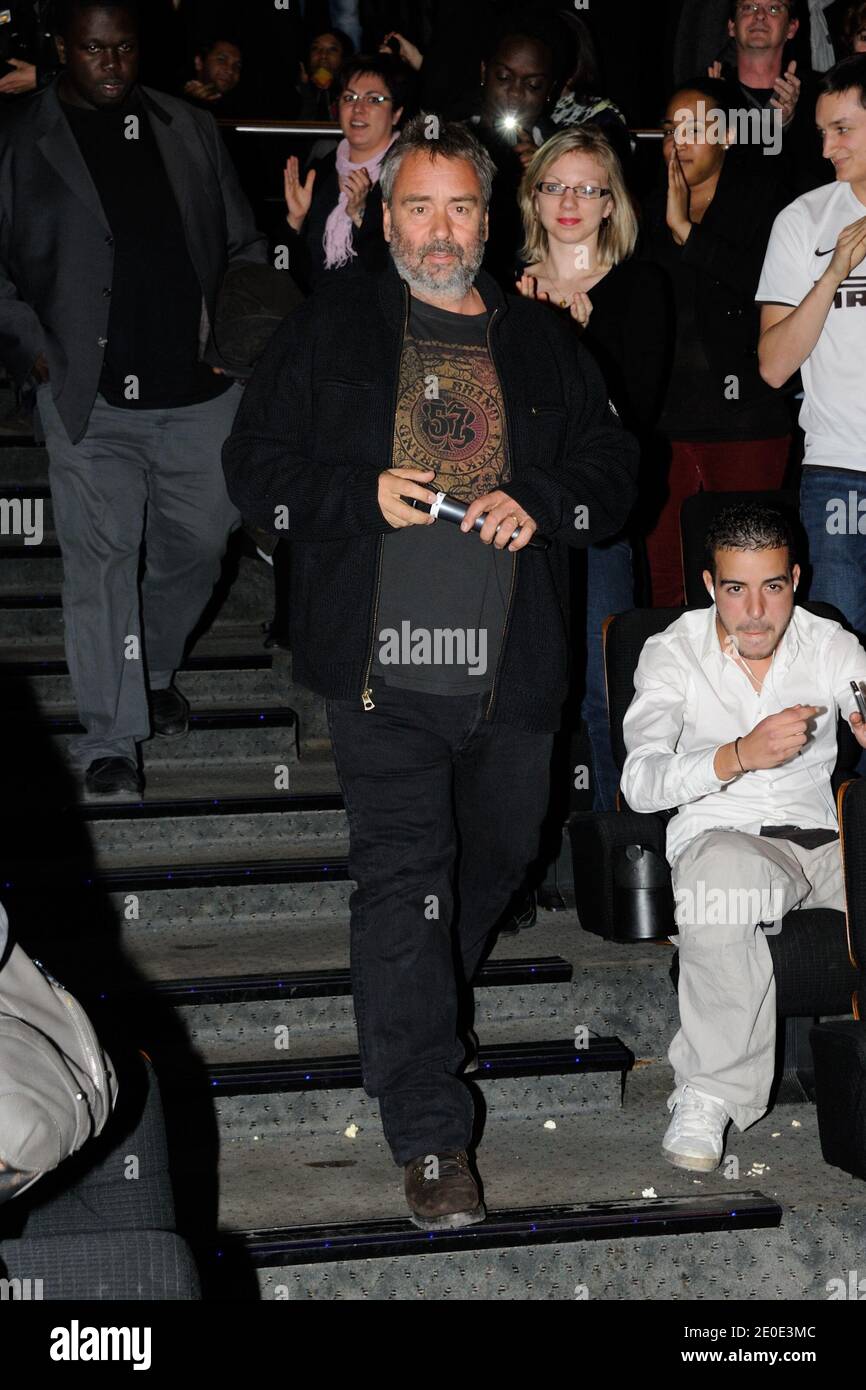 Luc Besson attending the premiere of 'Lock out' held at the UGC Cine ...