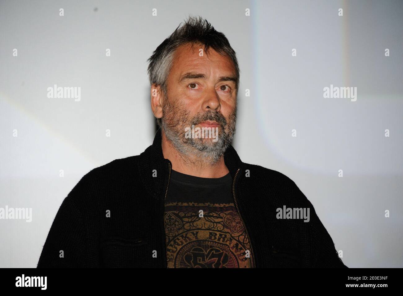 Luc Besson attending the premiere of 'Lock out' held at the UGC Cine ...