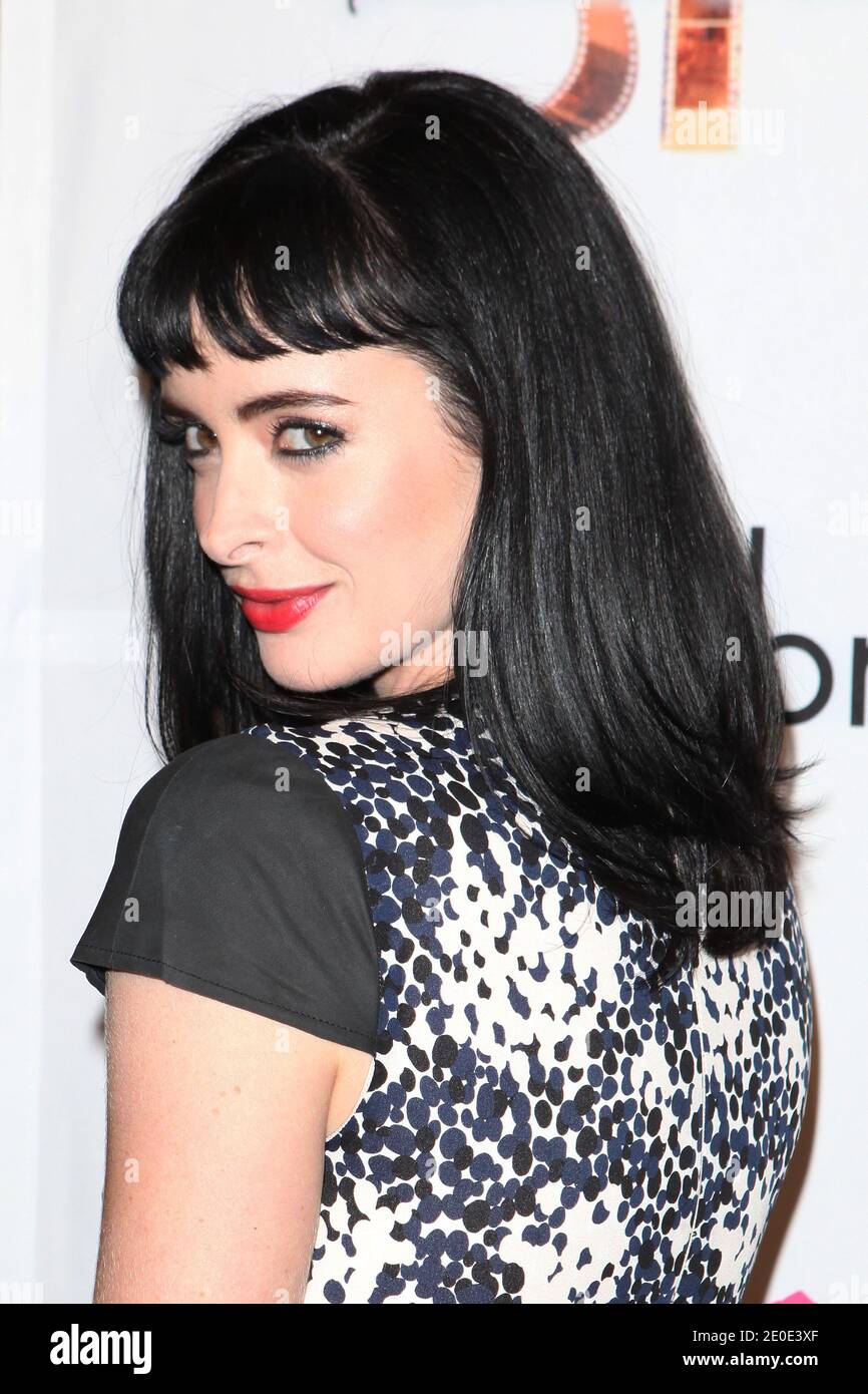 Krysten Ritter arriving for the premiere of Life Happens at the AMC ...