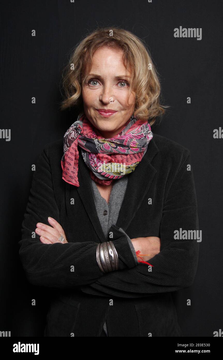 Fanny Cottencon poses during a photo session as part of the Festival 2 ...