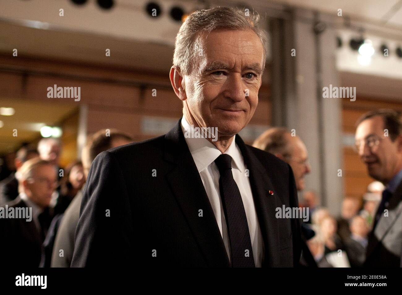 Global Luxury retailer LVMH Chairman Bernard Arnault is pictured during ...