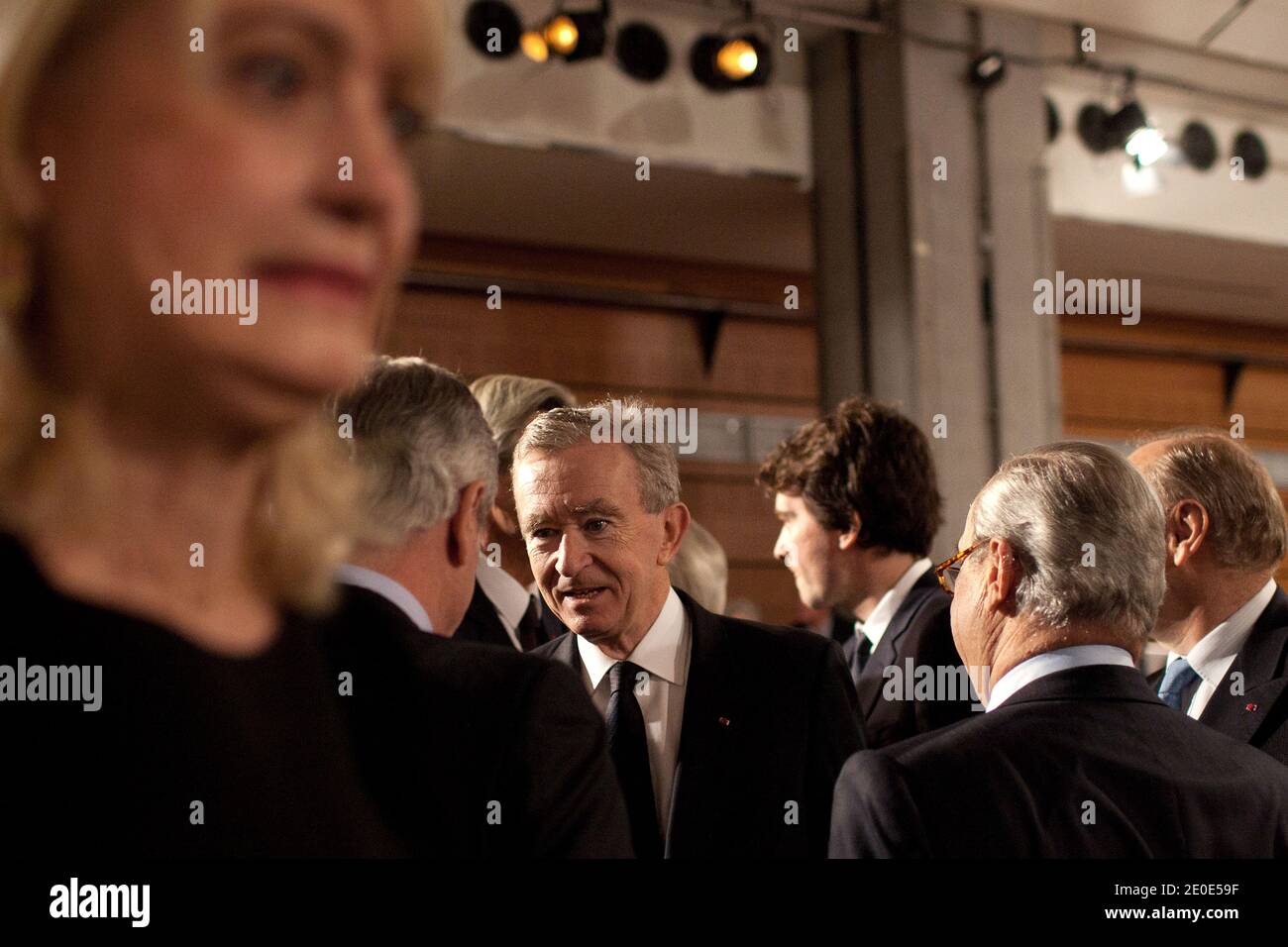 Global Luxury retailer LVMH Chairman Bernard Arnault is pictured as he ...