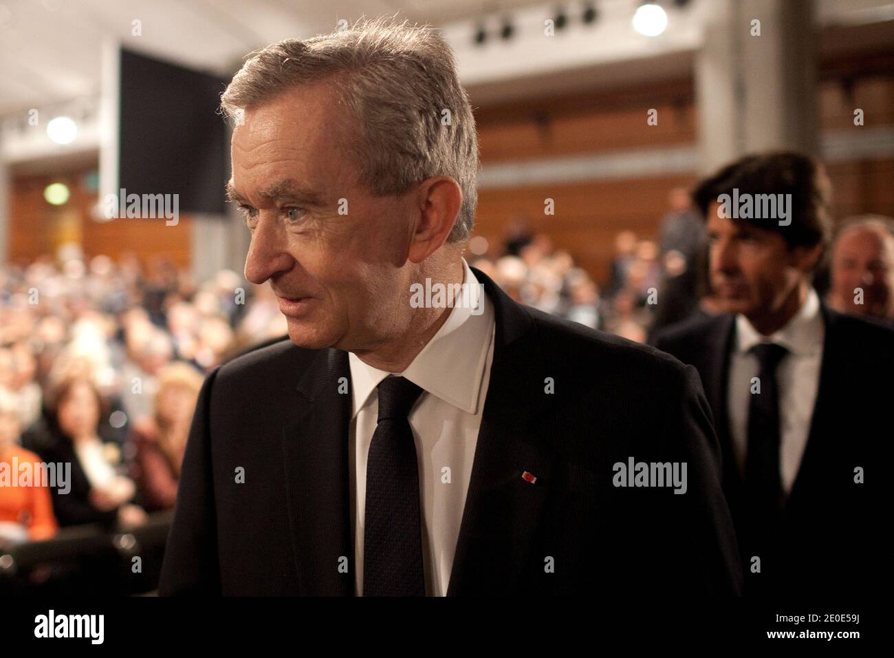 Global Luxury retailer LVMH Chairman Bernard Arnault is pictured during ...