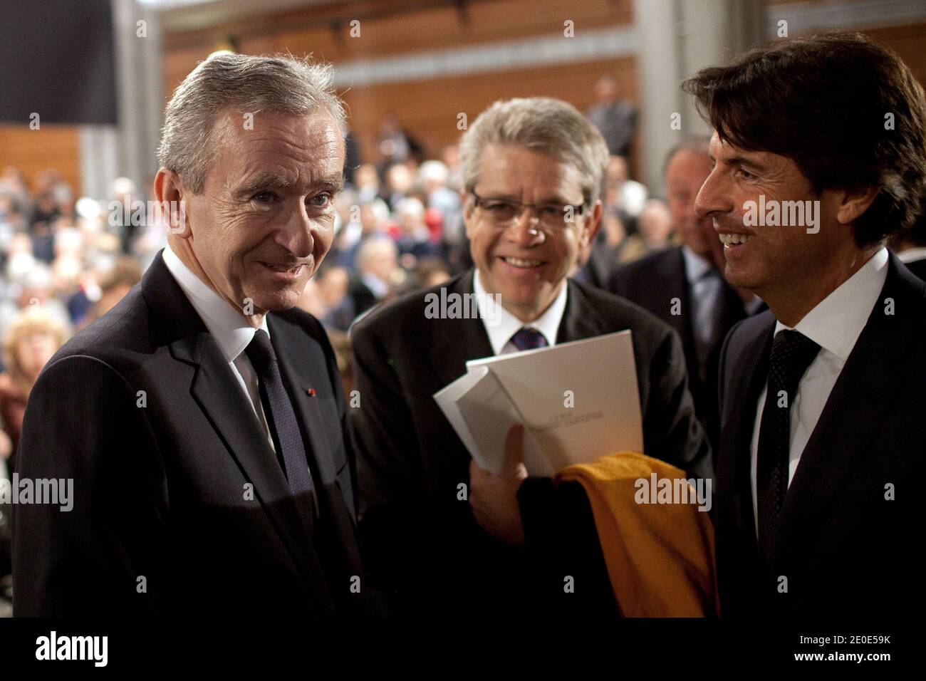 Global Luxury retailer LVMH Chairman Bernard Arnault is pictured during ...