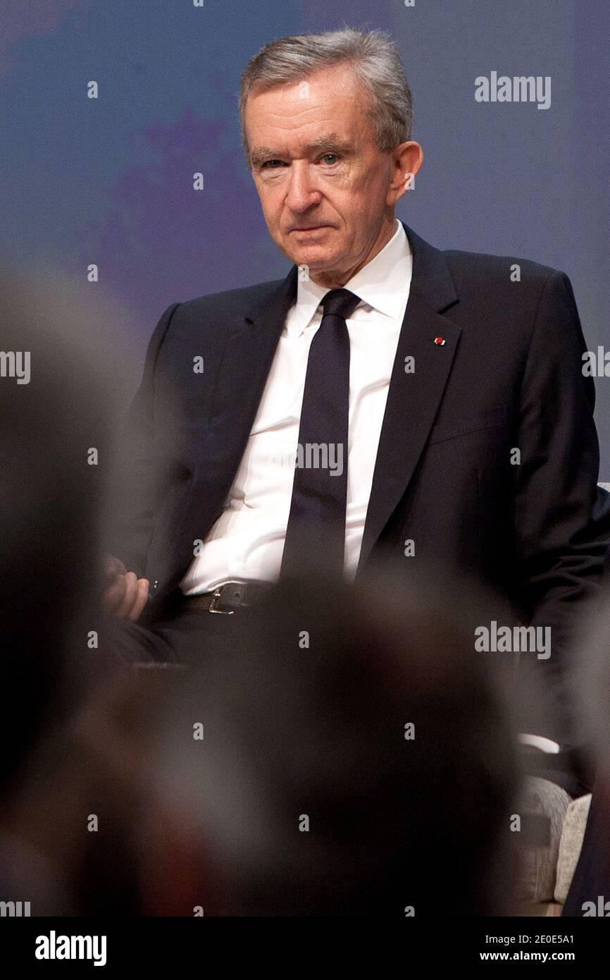 Global Luxury retailer LVMH Chairman Bernard Arnault is pictured during ...