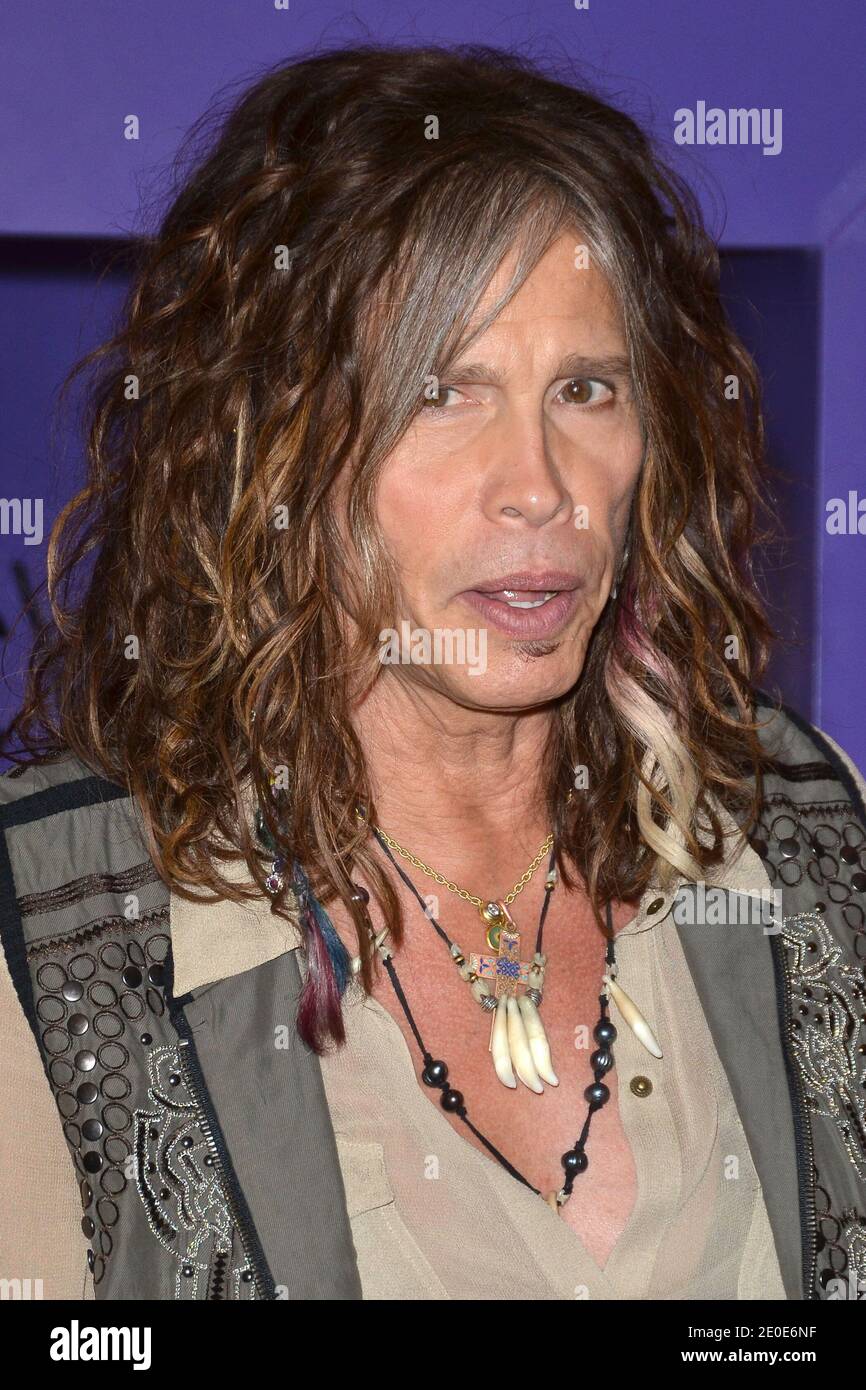 Steven Tyler arriving for Steven Tyler hosts Andrew Charles Fashion ...