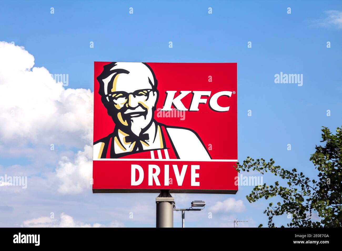 Nurnberg, Germany - logo KFC fried chicken Food & Beverage KFC is an ...