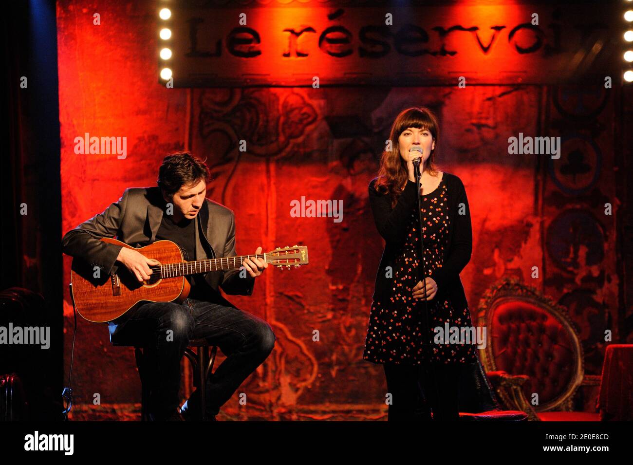 Emily Pello performs during the MDV Reservoir awards party held at le ...