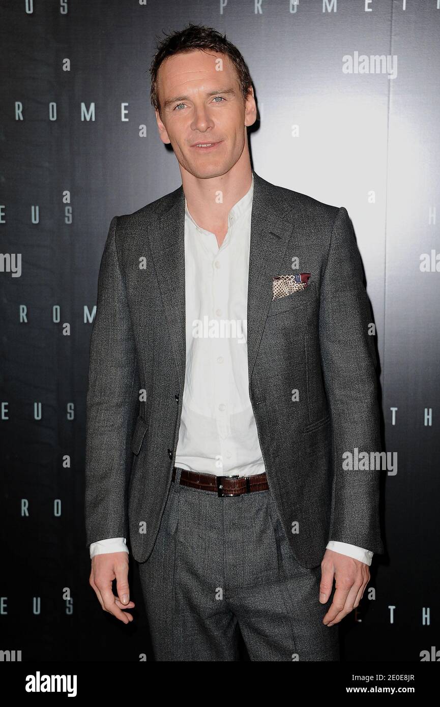 Michael Fassbender attending the premiere of 'Prometheus' held at ...