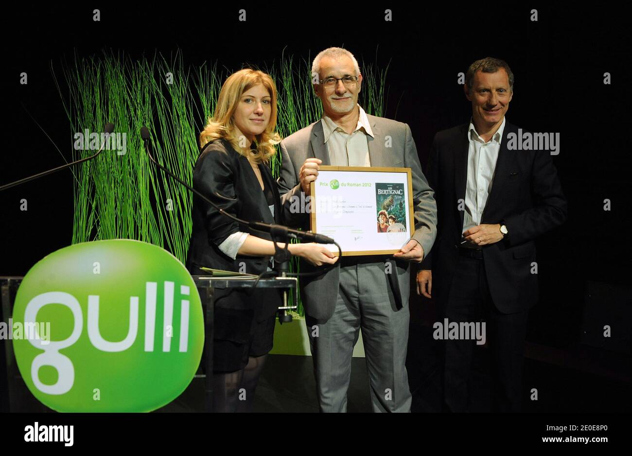 Amanda Sthers, Paul Eyghar, winner for his book 'Les Bertignac' and ...