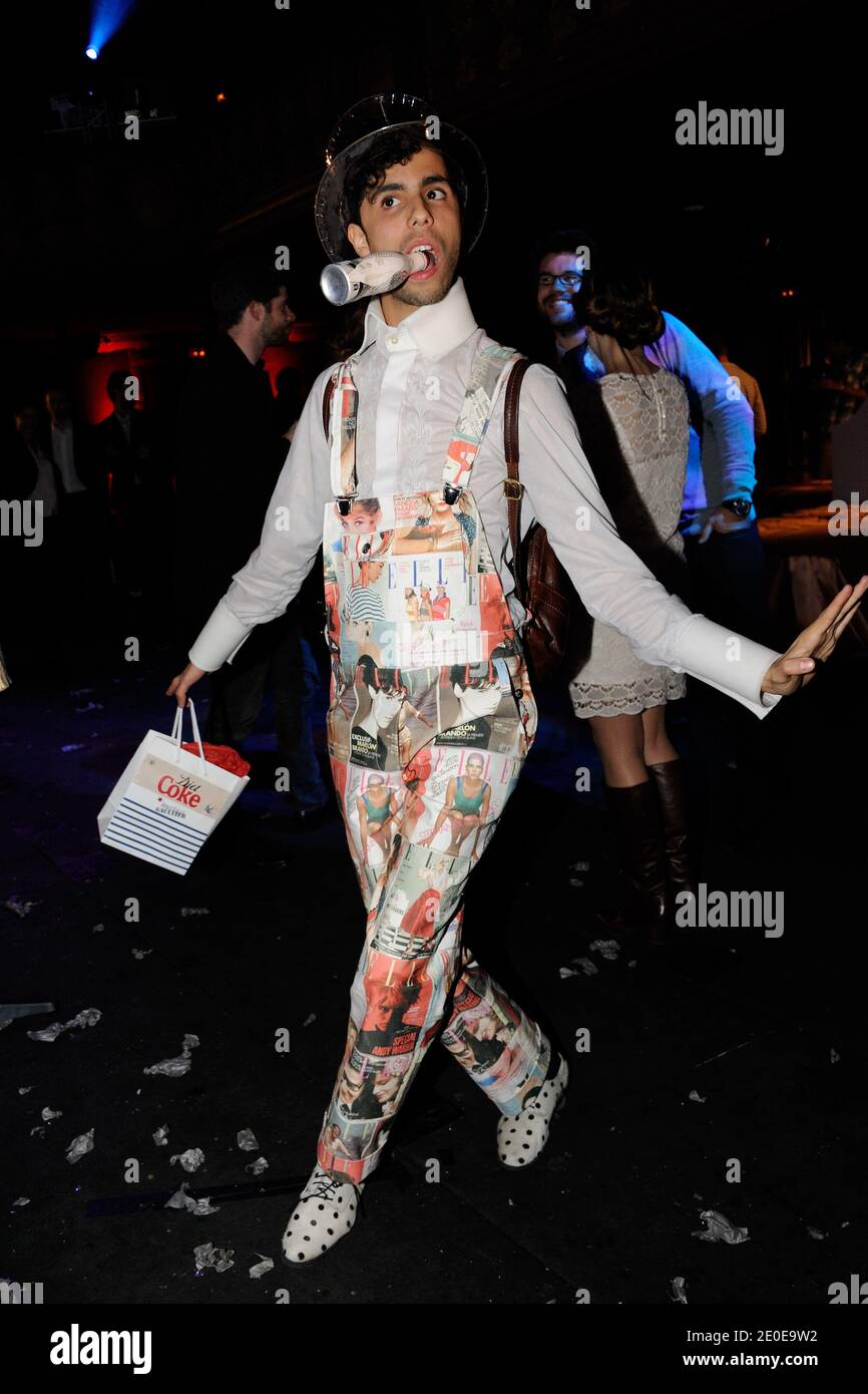 Sliimy attending the New Coca Cola light bottle designed by Jean-Paul ...