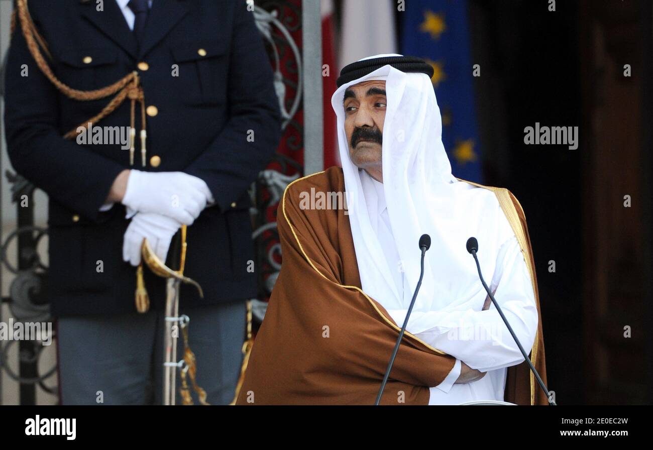 Qatar's Emir Sheikh Hamad bin Khalifa Al Thani met Italy's Prime ...