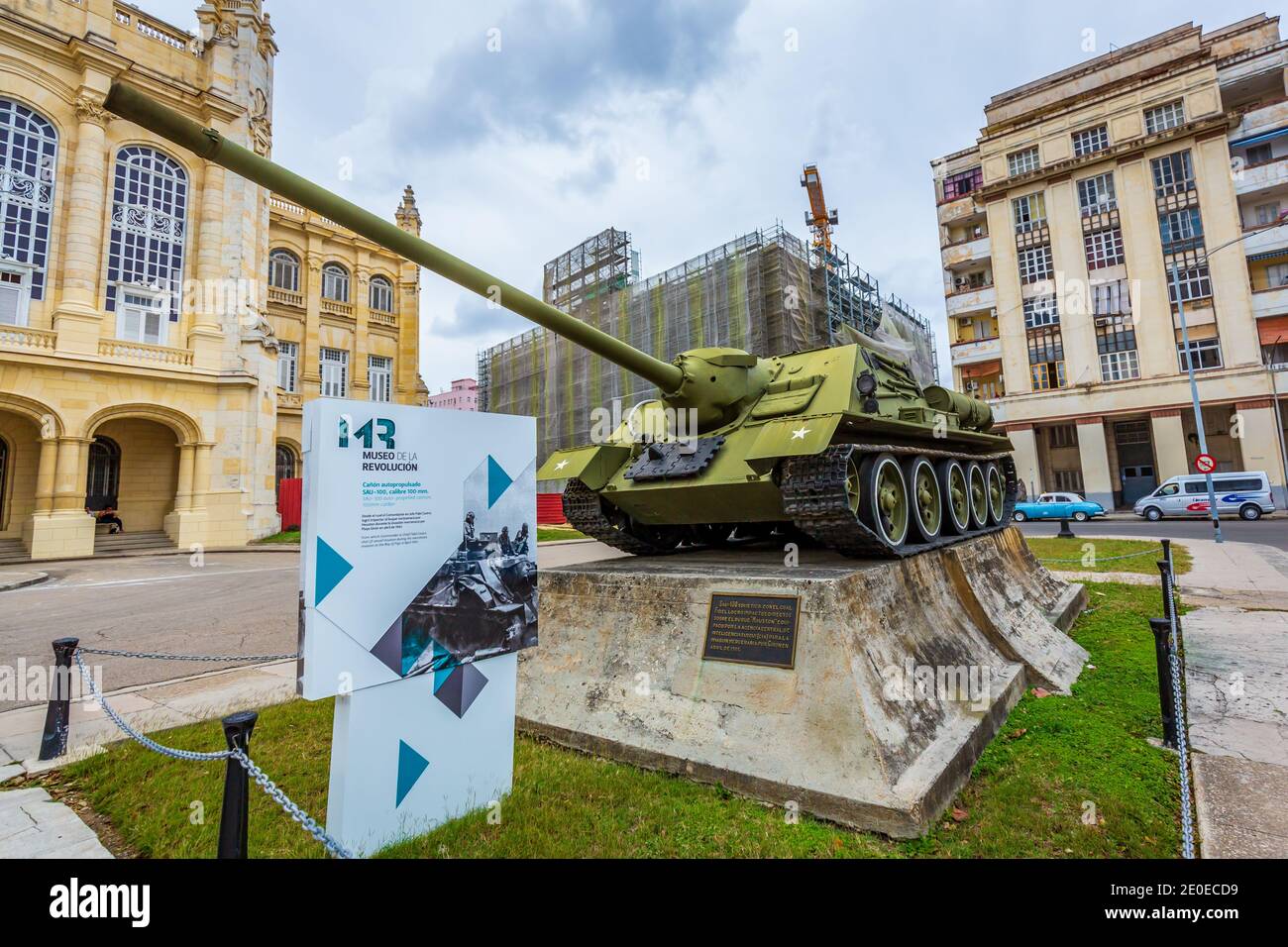 The tank used by Castro during Bay of Pigs in 1961, as exhibit at the ...