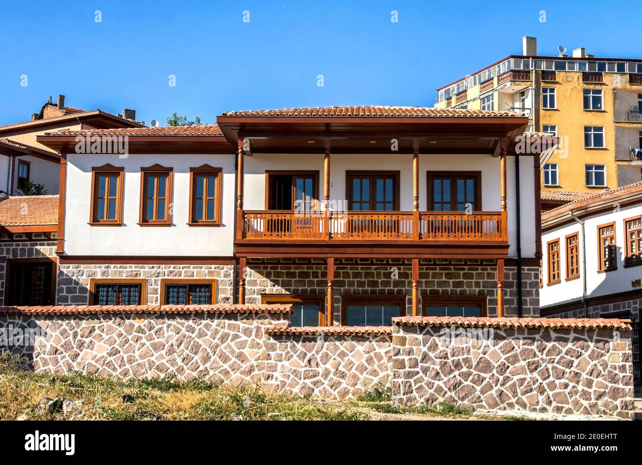 traditional Turkish houses in Ankara, Turkey Stock Photo - Alamy