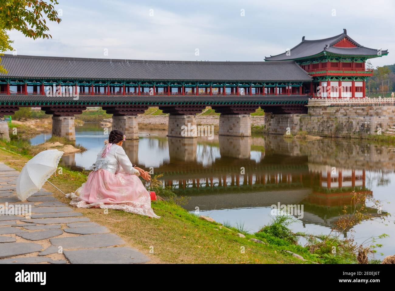 Woljeonggyo Bridge in Gyeongju, Republic of Korea Stock Photo - Alamy