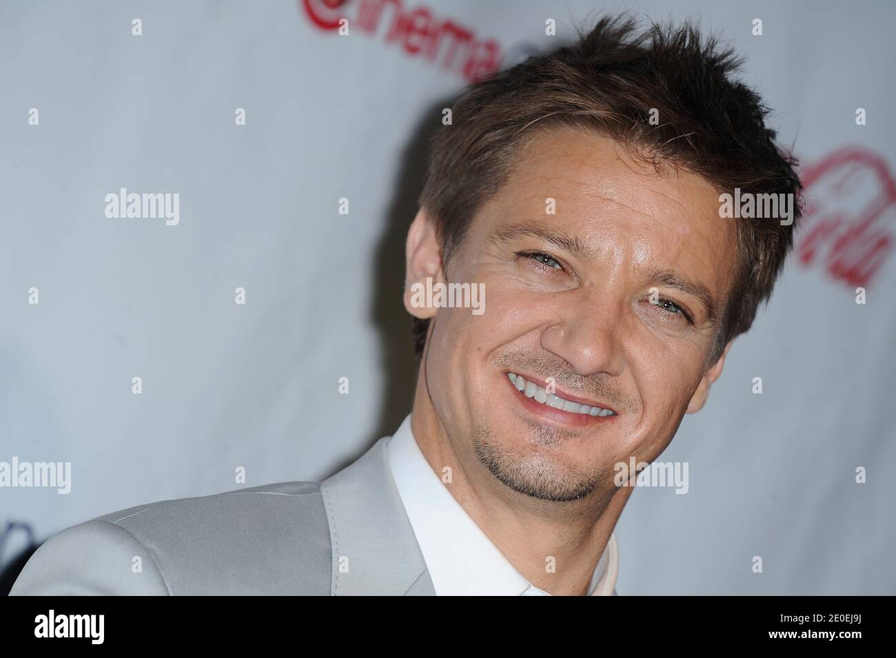 Jeremy Renner attends the 2012 CinemaCon closing night and award ...