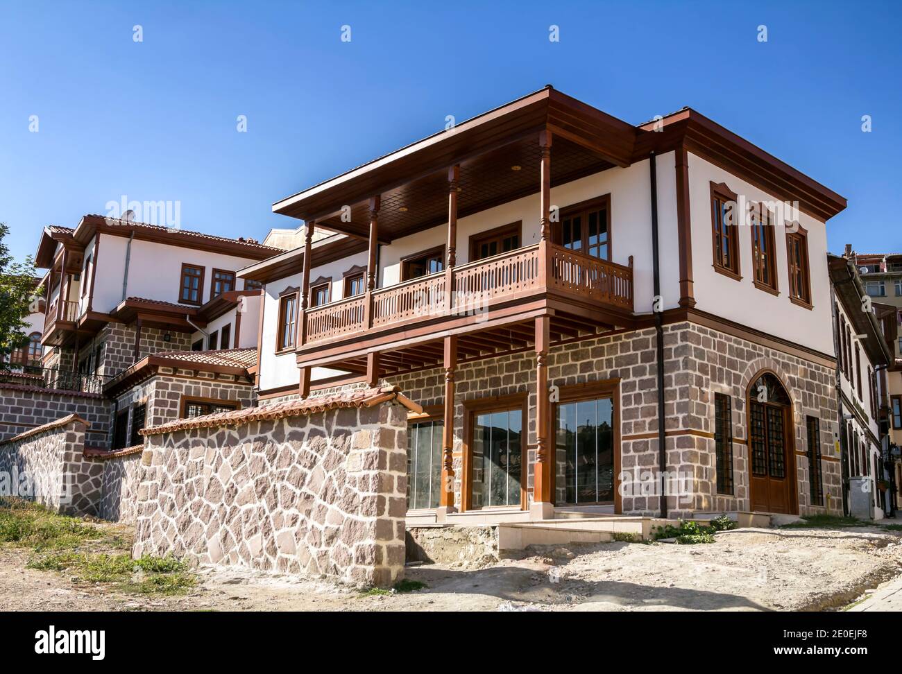 traditional Turkish houses in Ankara, Turkey Stock Photo - Alamy