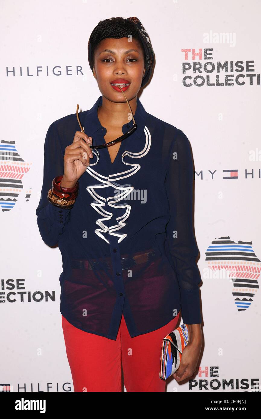 Imani attends Preppy with a twist African Event at Tommy Hilfiger's ...