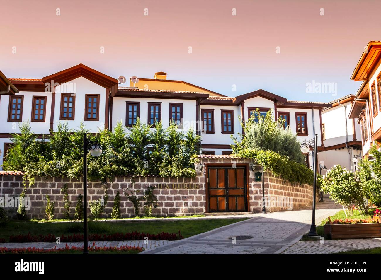 traditional Turkish houses in Ankara, Turkey Stock Photo - Alamy