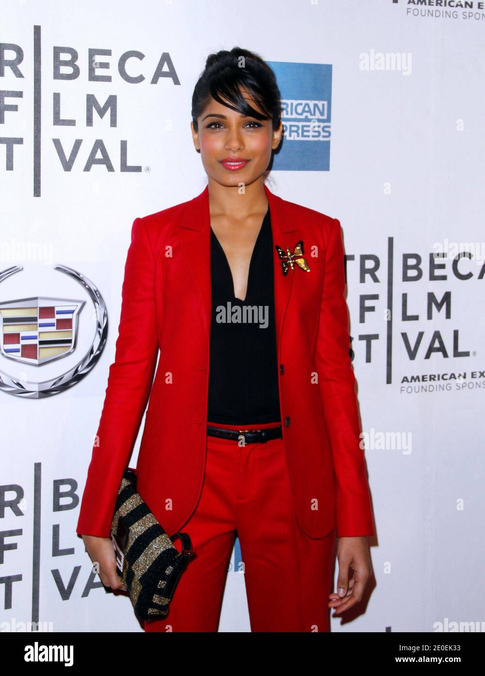 Freida Pinto attends the Trishna Premiere at BMCC/TPAC theater in New ...