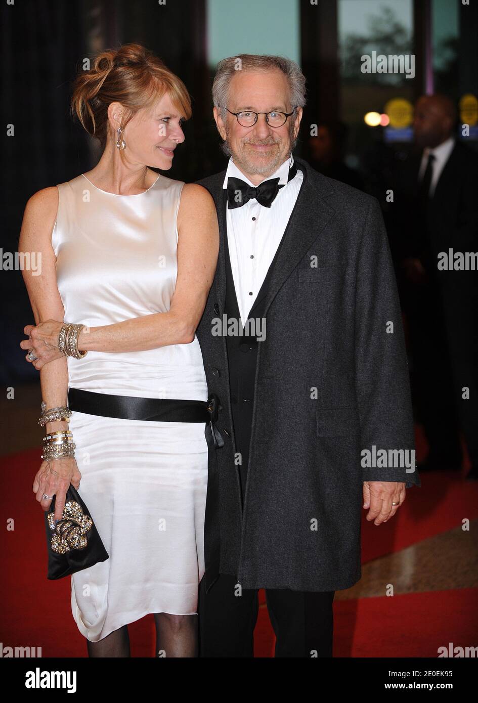 Steven spielberg and wife kate capshaw attend the White House ...