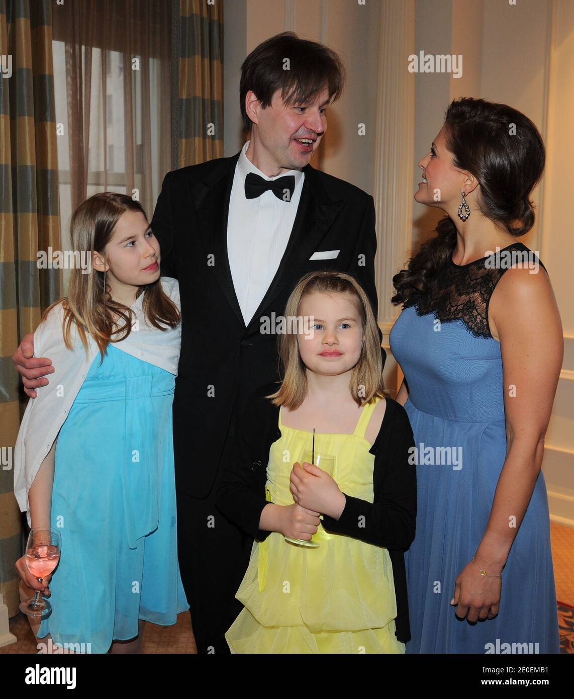 Rose-Marie Mattei, H.R.H. Princess Madeleine of Sweden and Peter Mattei ...