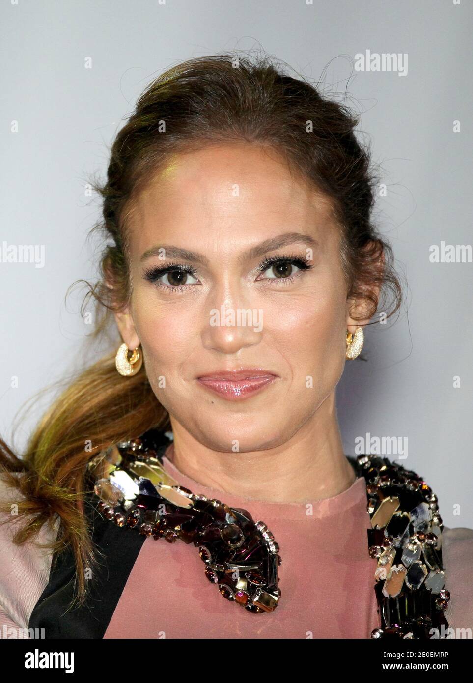 Jennifer Lopez attends a press conference to announce the upcoming ...