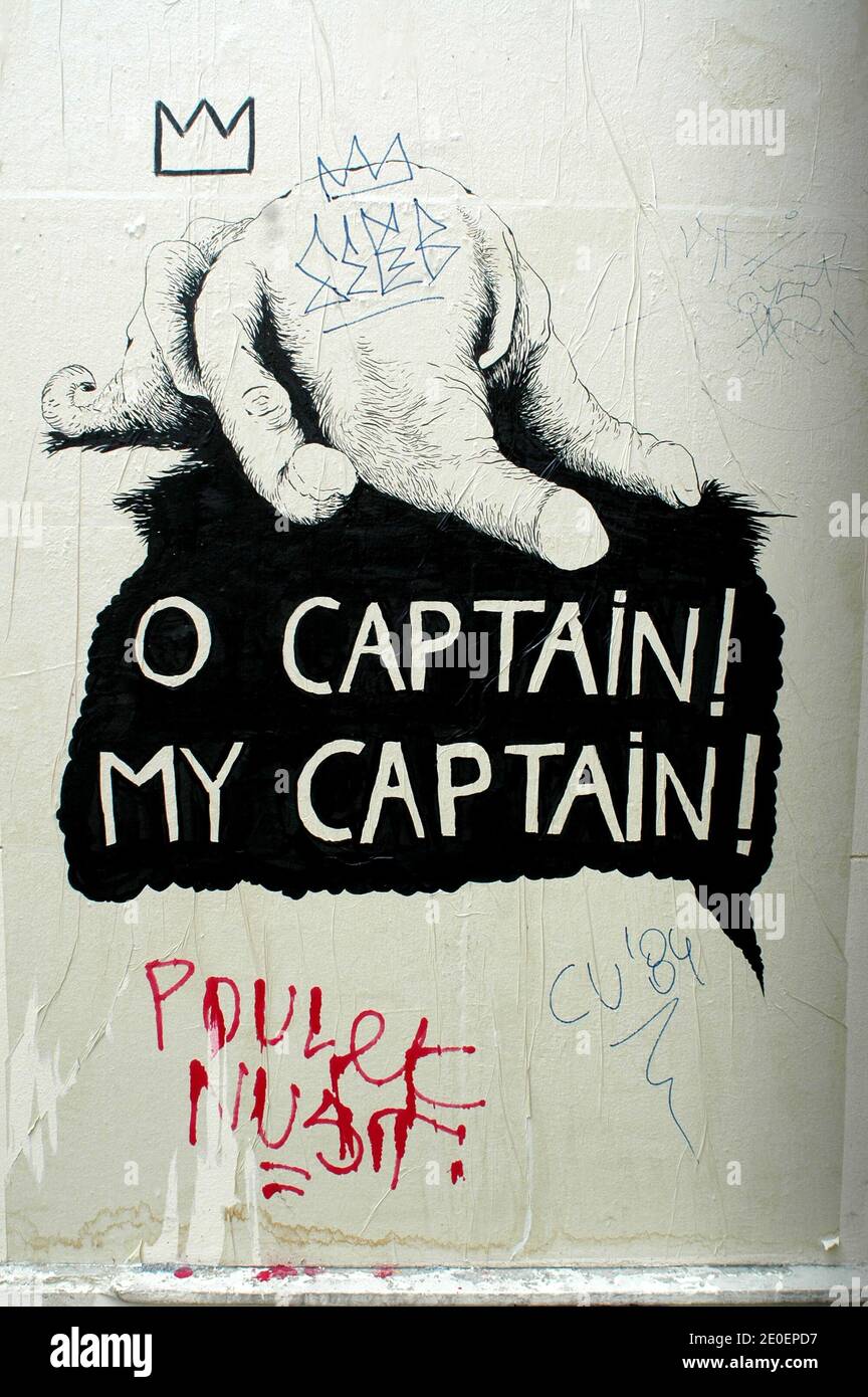 Graffiti street art as seen in Paris, France on May 1, 2012. Photo by ...