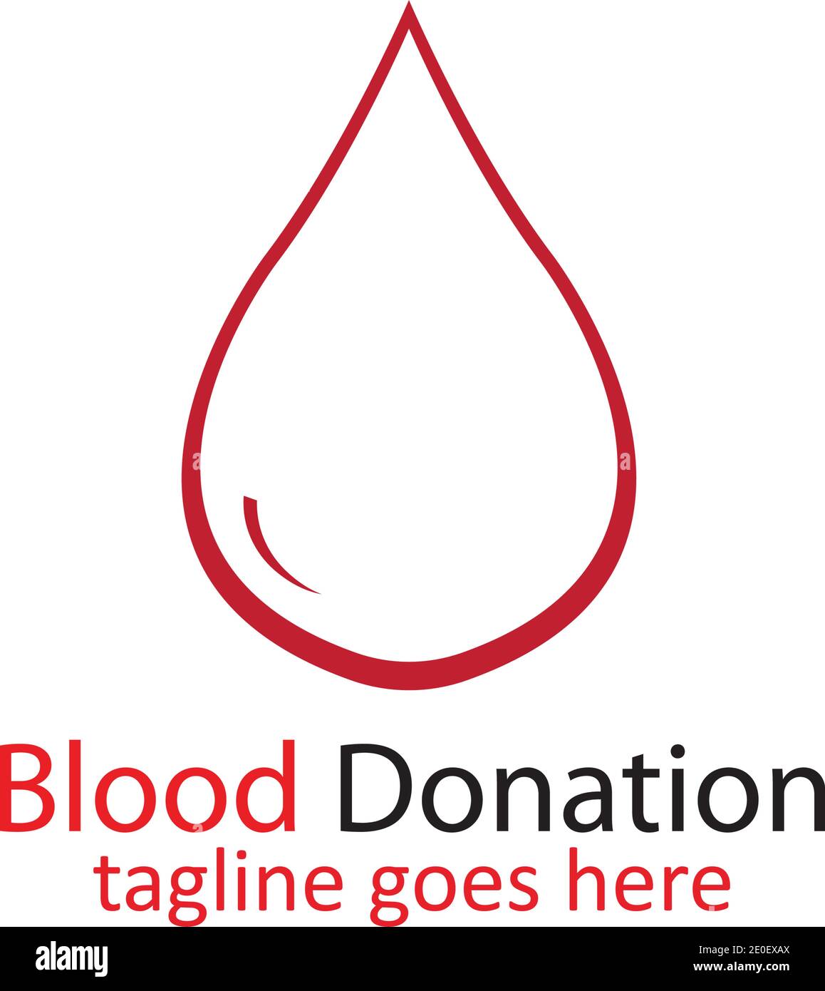 Blood Donation Logo Template Design Vector Blood logo template vector ...