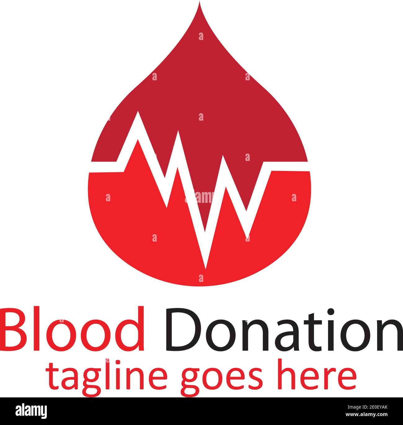 Blood Donation Logo Template Design Vector Blood logo template vector ...