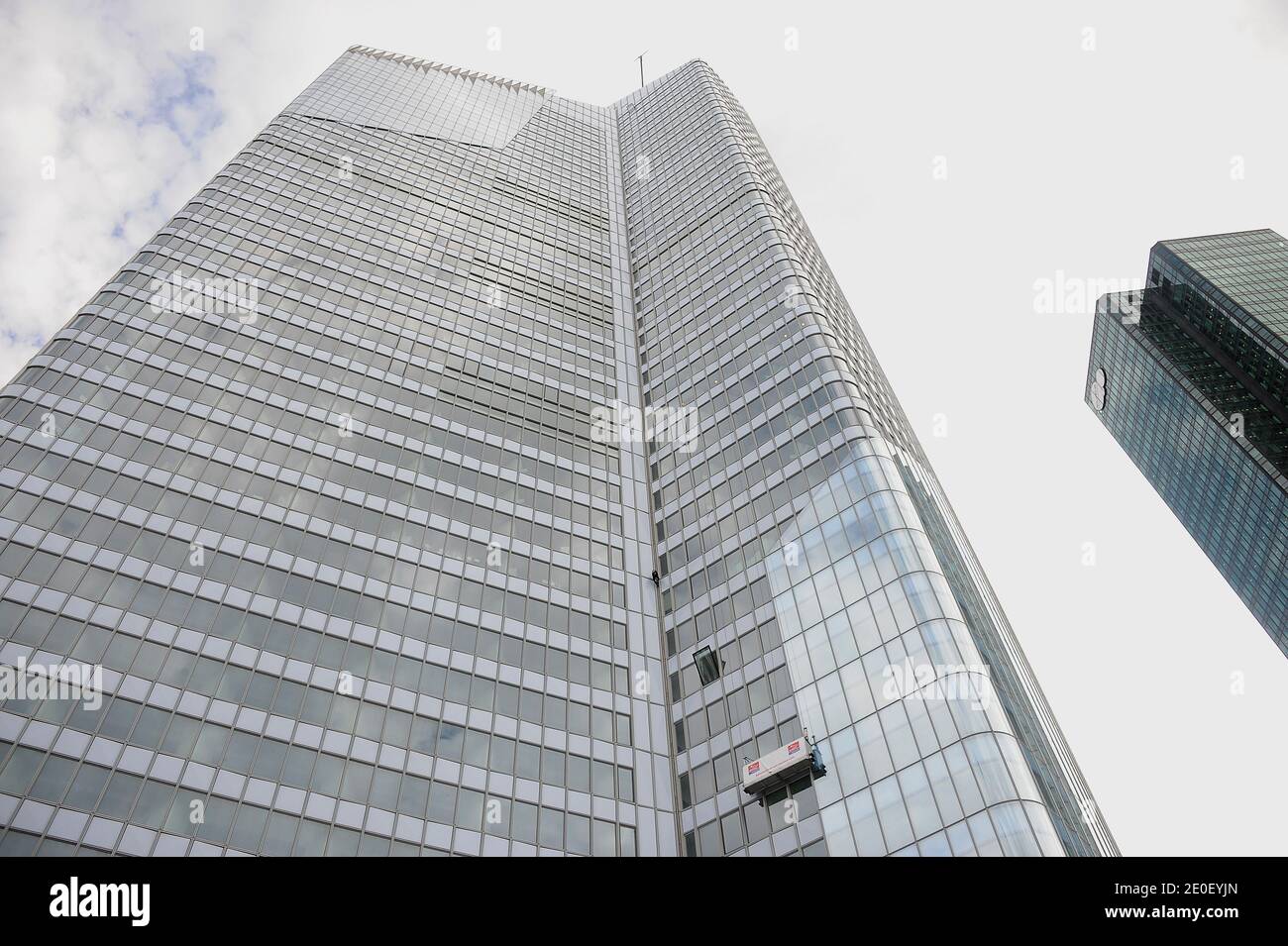 French climber Alain Robert scales the tallest tower of France, the-231 ...