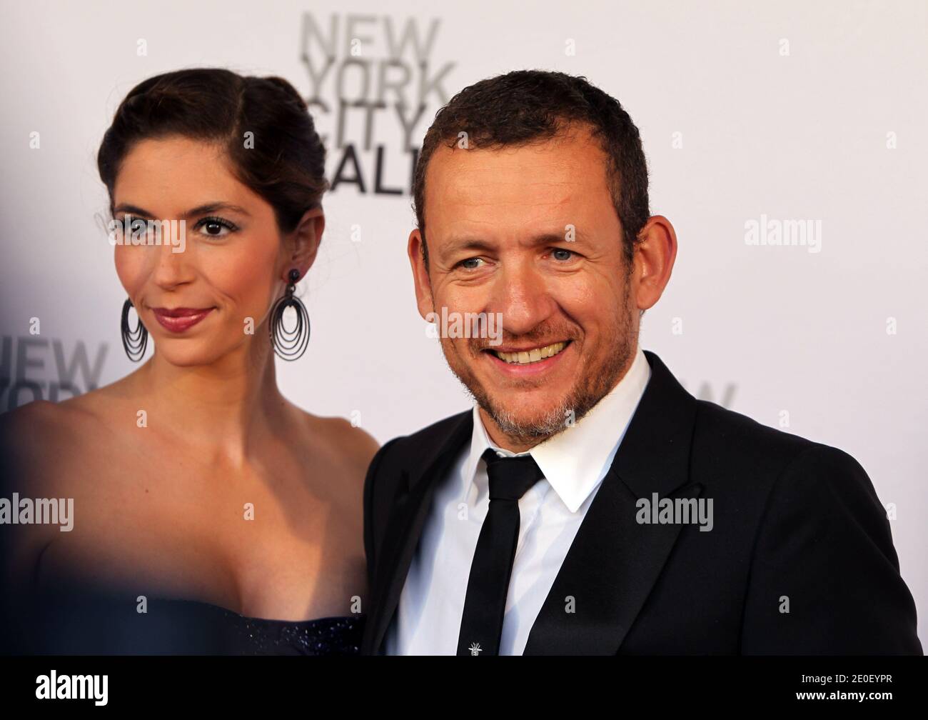 French actor Dany Boon with his wife Yael Harris attend the 2012 New ...