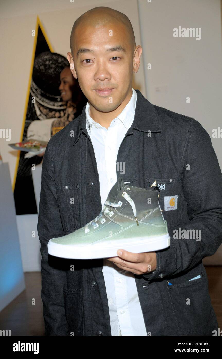 Jeff Staple attending the Project Canvas exhibition and art gala, held ...