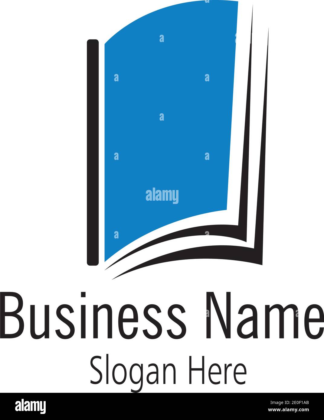 book logo and bookstore icon vector design template Book Logo Template ...