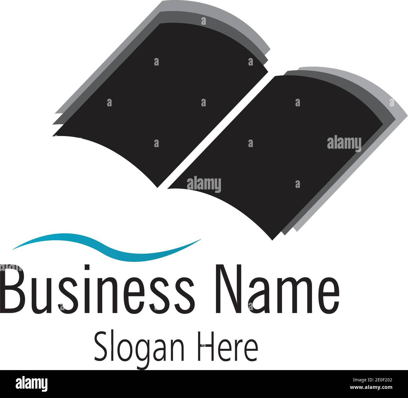 book logo and bookstore icon vector design template Book Logo Template ...
