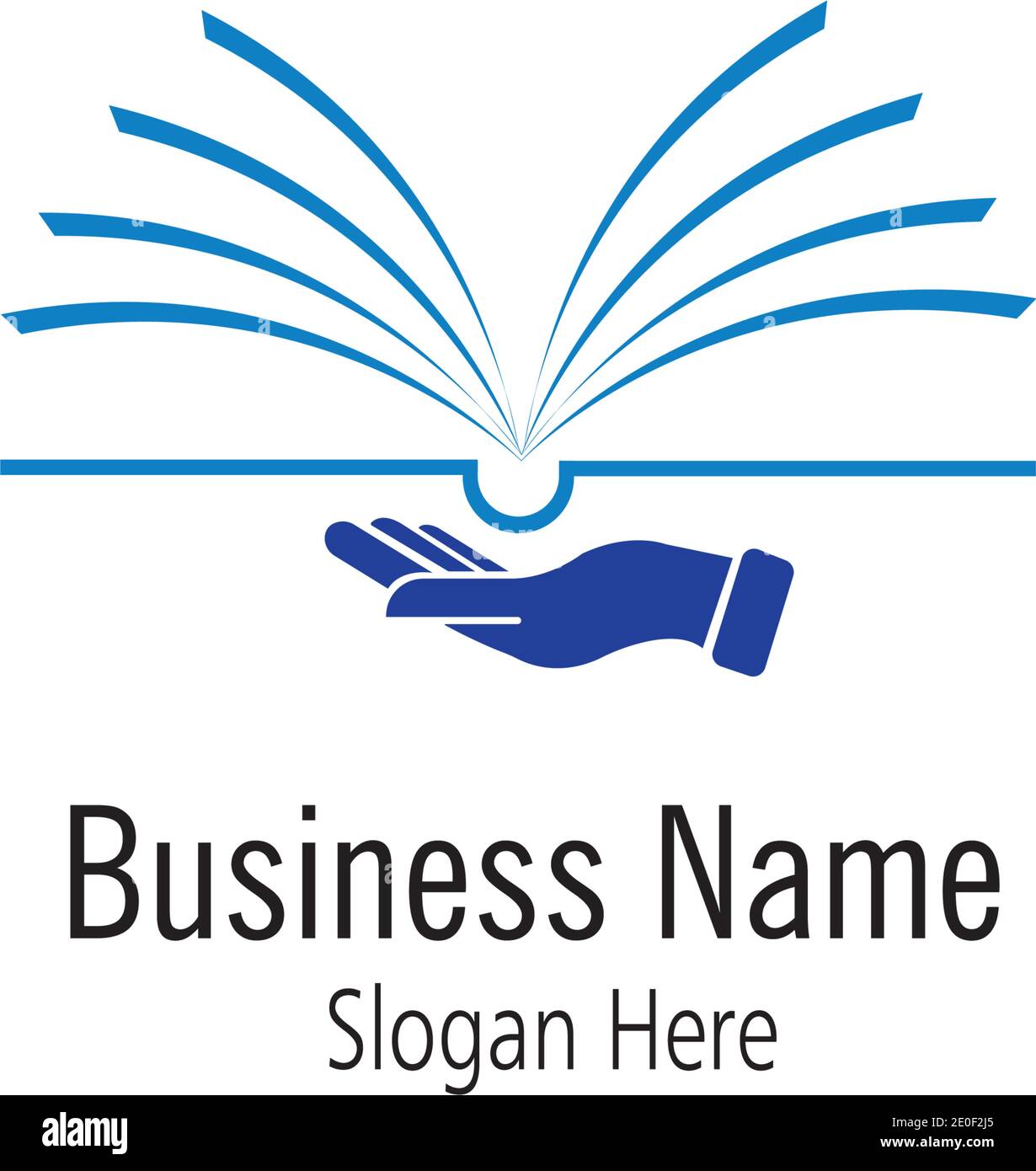 book logo and bookstore icon vector design template Book Logo Template ...