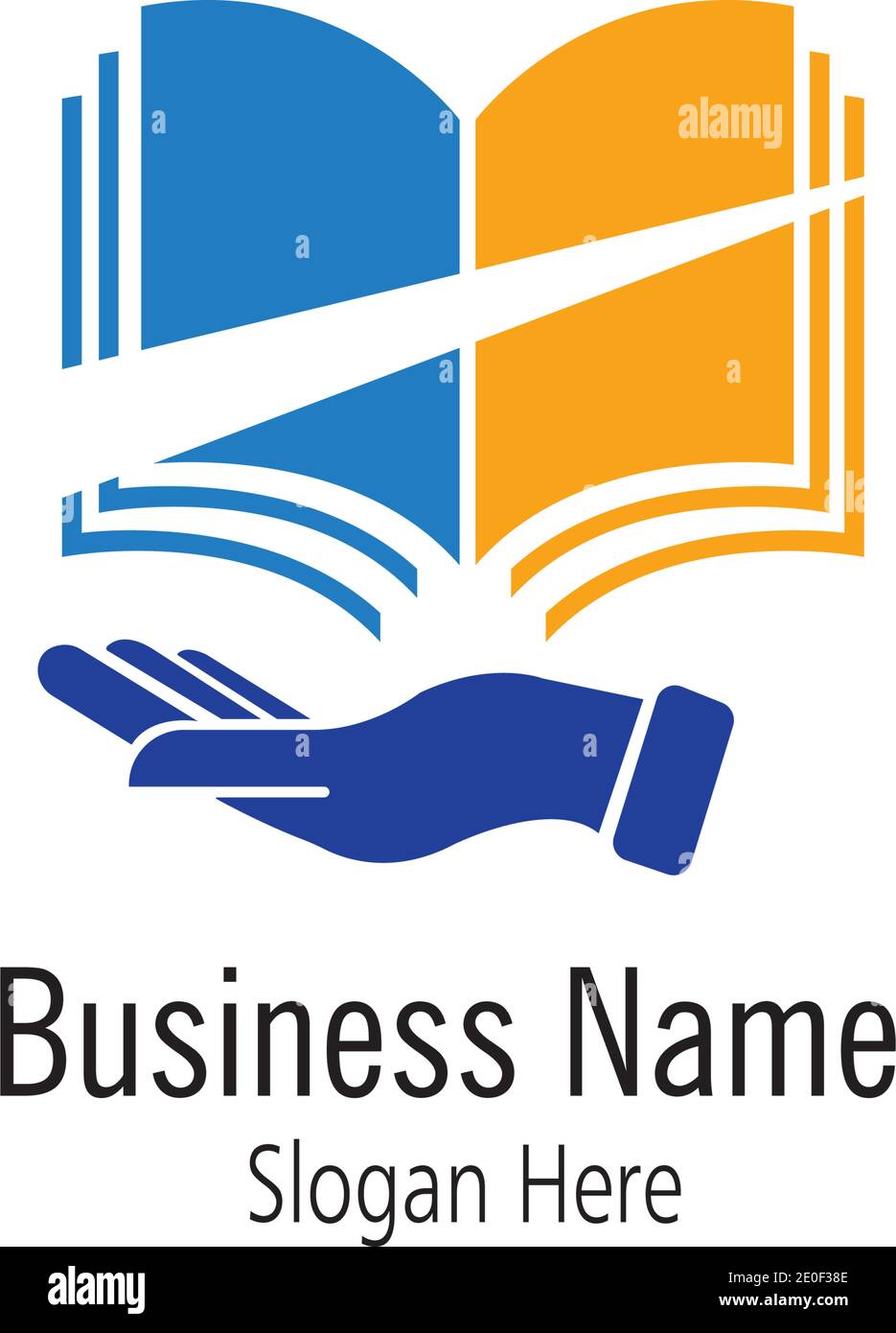 book logo and bookstore icon vector design template Book Logo Template ...