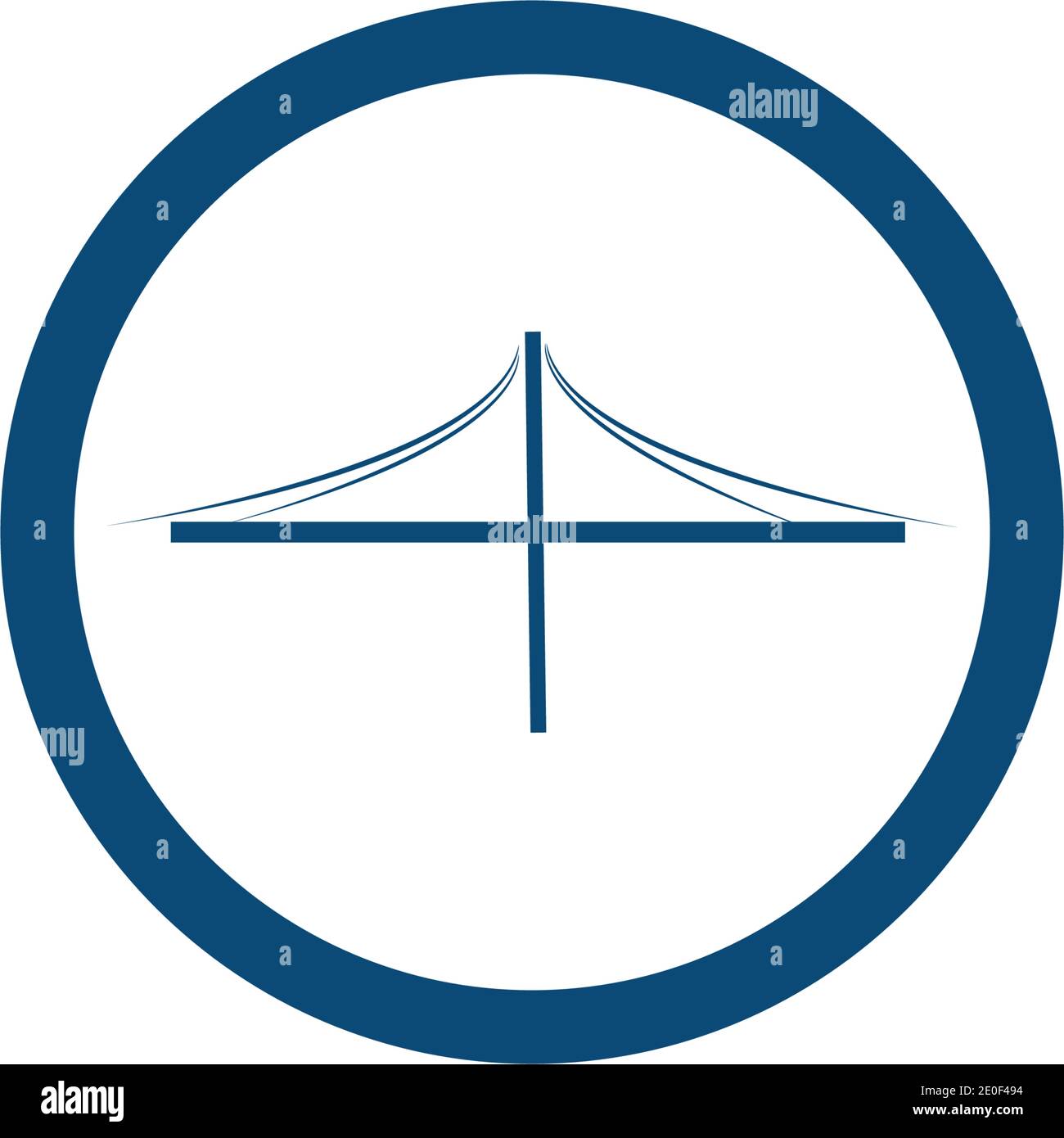 Bridge Logo Template vector icon illustration design Stock Vector Image ...