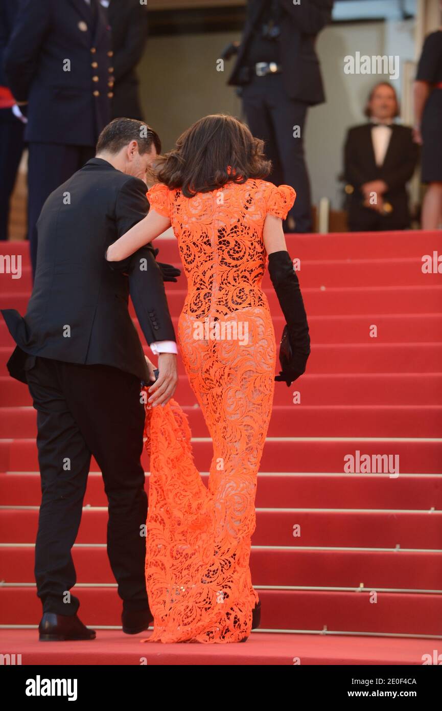 Mouna Ayoub arrives for the screening of 'Moonrise Kingdom' for the ...