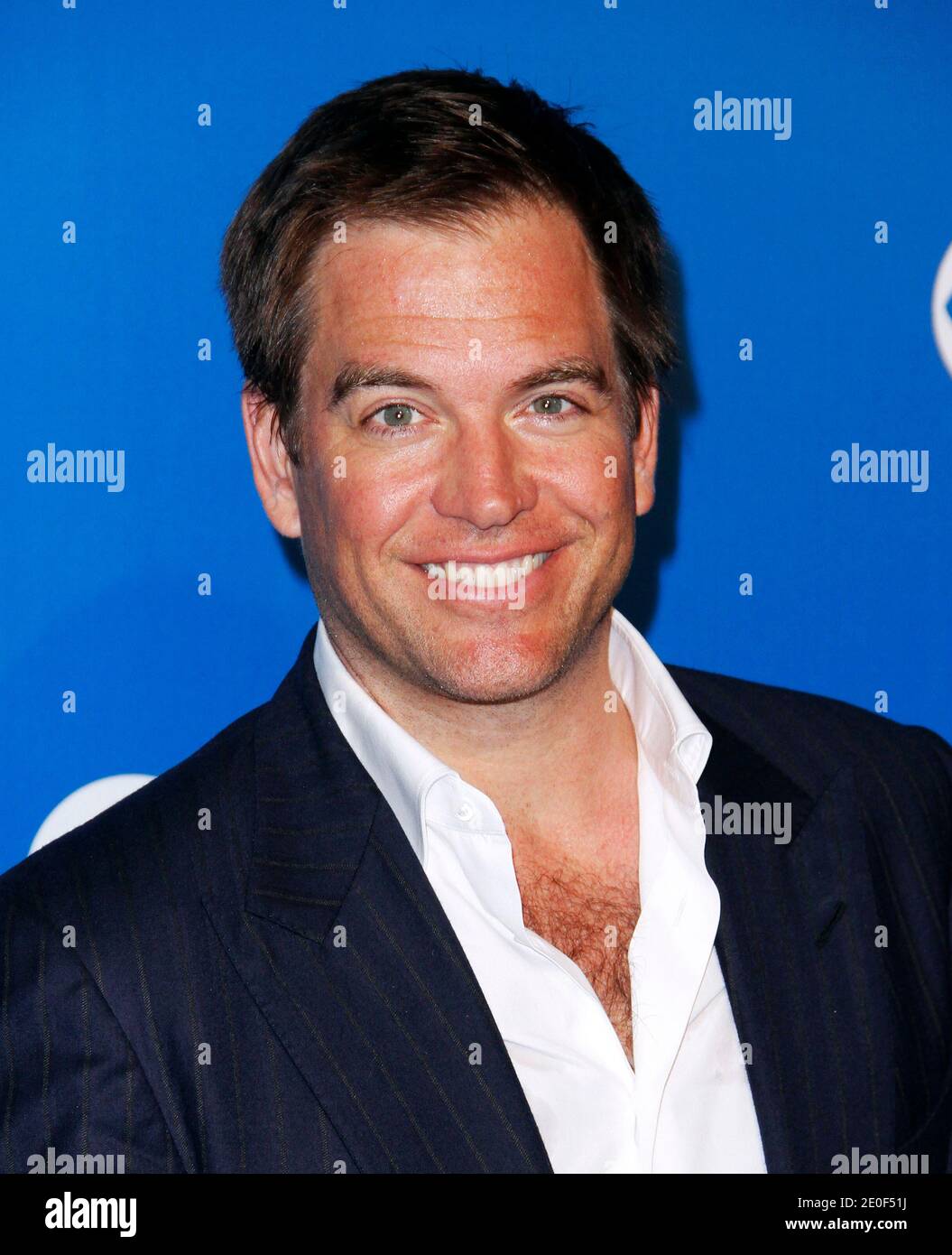 Michael Weatherly attends the CBS Network Upfront event in The Tent at ...