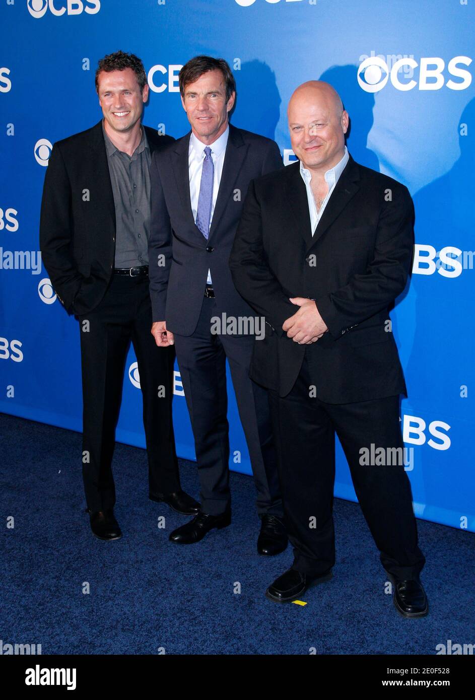 Jason O'Mara, Dennis Quaid and Michael Chiklis attend the CBS Network ...