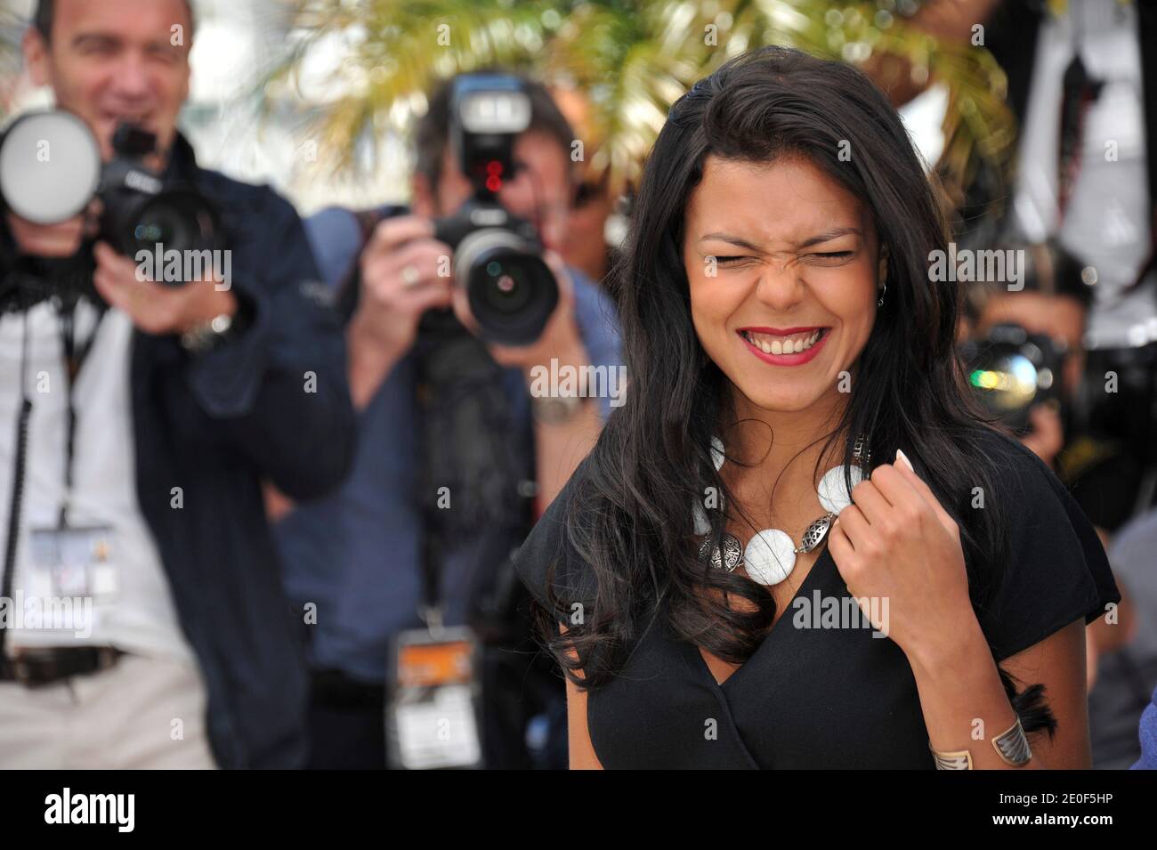 Actress Nahed El Sebai posing during the photocall of 'Baad El Mawkeaa ...